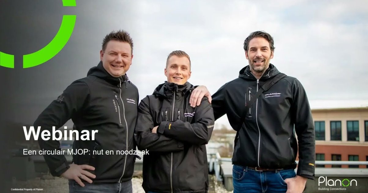 On Demand - Een circulair MJOP: nut en noodzaak | Planon