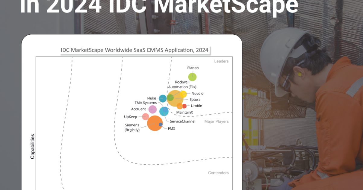 Planon named a Leader for CMMS in 2024 IDC MarketScape